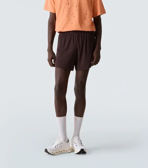 Satisfy Space‑o 5 Running Shorts - Brown