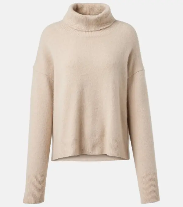 JOSEPH Cashmere Turtleneck Sweater - Beige