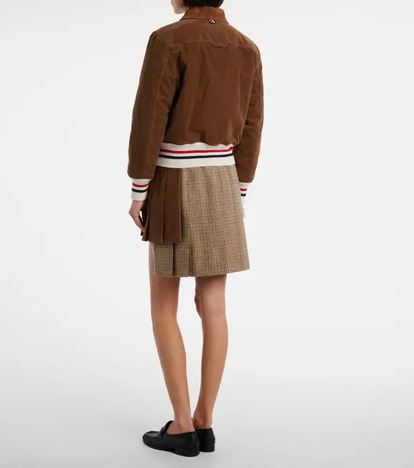 Thom Browne Down Filled Cotton Corduroy Jacket