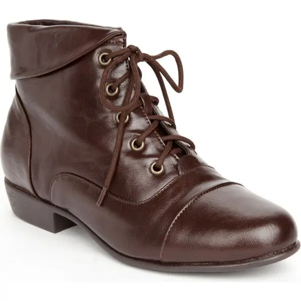 COMFORTVIEW The Darcy Bootie - Brown