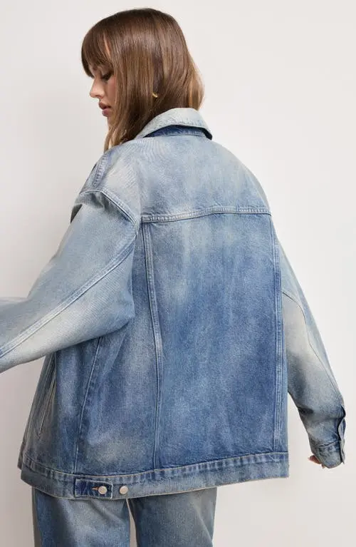 Good American Oversize Denim Trucker Jacket
