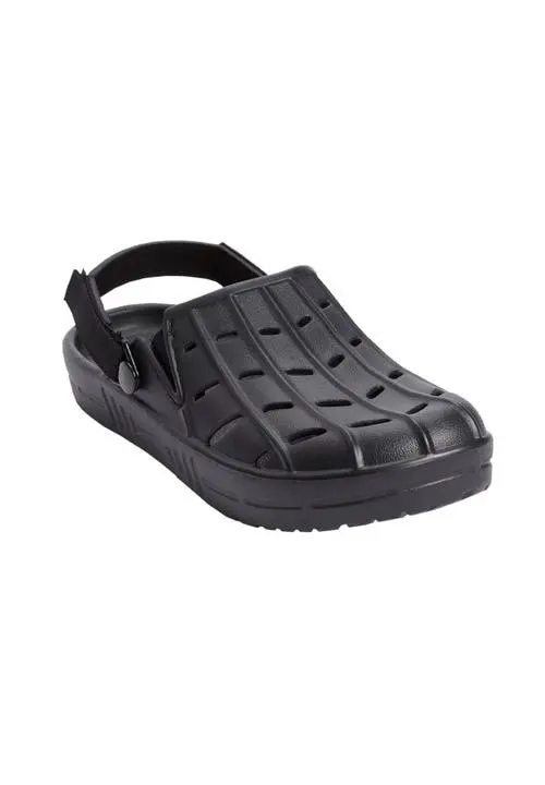 COMFORTVIEW Rubber Clogs - Black