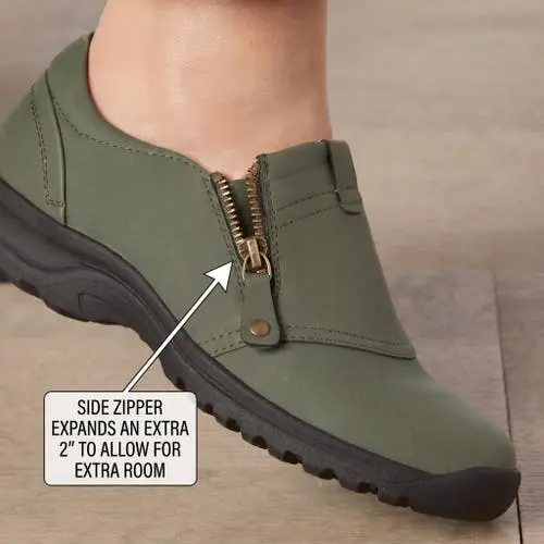 COMFORTVIEW Aidan Zip-up Flat