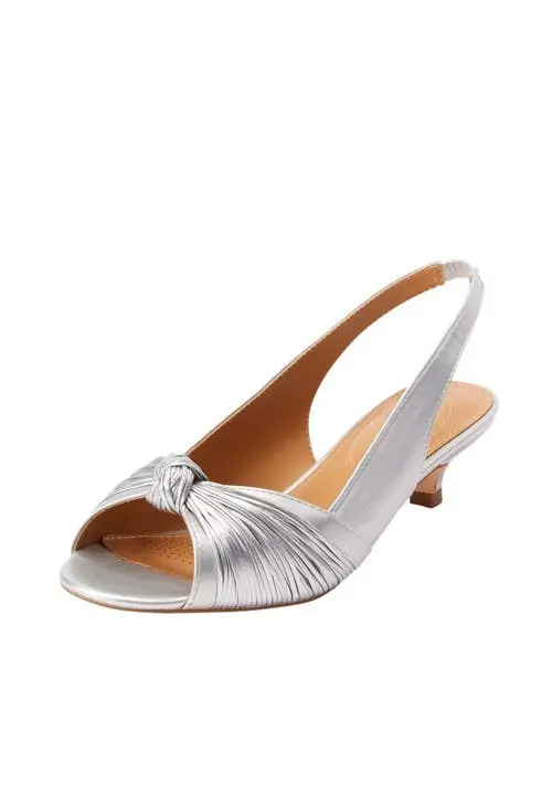 COMFORTVIEW The Katelyn Slingback - Silver
