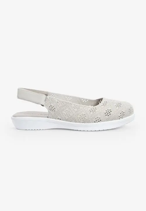 COMFORTVIEW Karyn Orthotic Slingback - Grey
