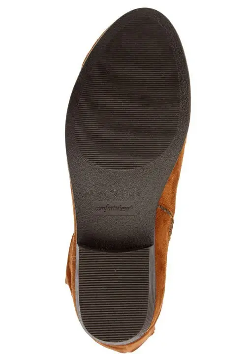COMFORTVIEW The Roderick Wide Calf Boot - Cognac