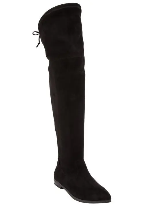 COMFORTVIEW The Cameron Wide Calf Boot - Black