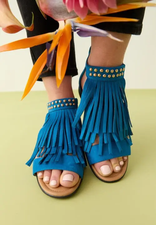 COMFORTVIEW Carmella Gladiator Sandals - Teal