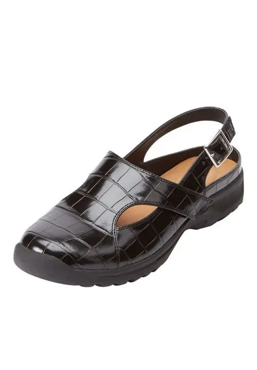 COMFORTVIEW The Mariam Slingback By - Black