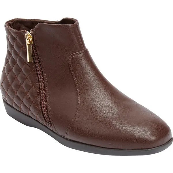 COMFORTVIEW The Ceil Ankle Boot - Brown