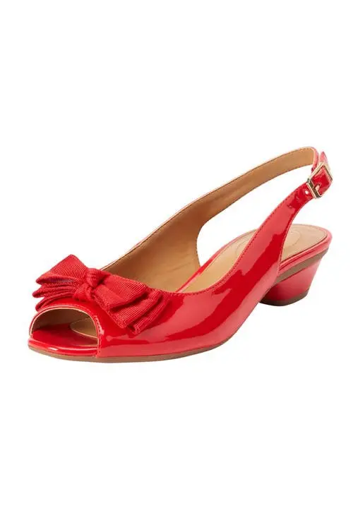 COMFORTVIEW The Reagan Slingback - Hot Red