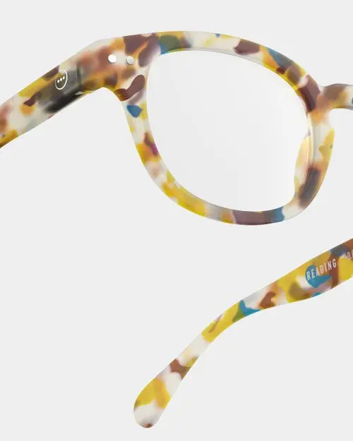 IZIPIZI C 49mm Square Reading Glasses - Blue Tortoise