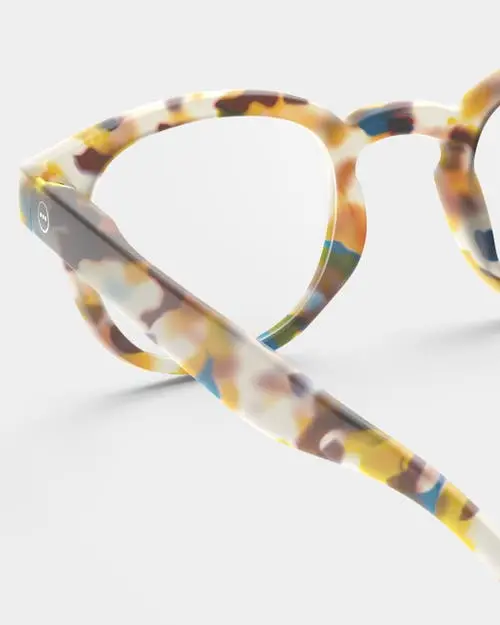IZIPIZI C 49mm Square Reading Glasses - Blue Tortoise