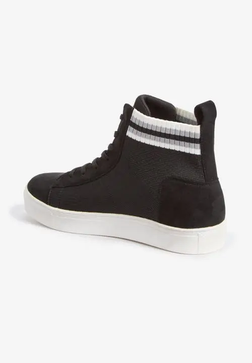 COMFORTVIEW High Top Slip-on Sneaker - Black
