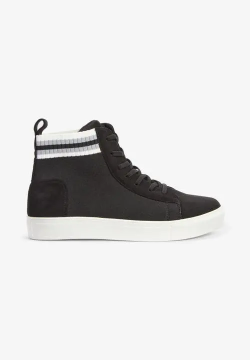 COMFORTVIEW High Top Slip-on Sneaker - Black