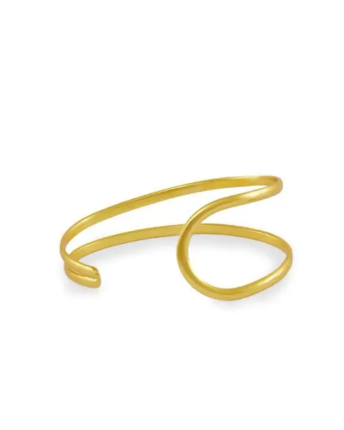 OTTOMAN HANDS Nefeli Flow Cuff Bracelet - Brass