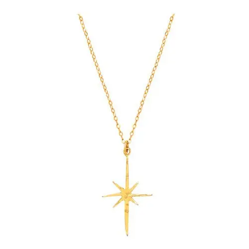 OTTOMAN HANDS Northern Star Pendant Necklace - Brass