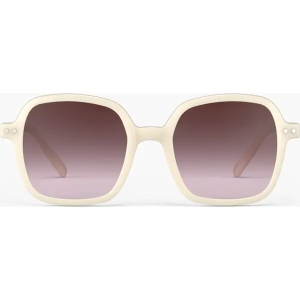 IZIPIZI Office 52mm Square Sunglasses - Vintage Cream
