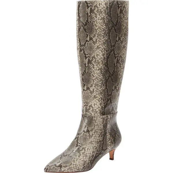 COMFORTVIEW The Poloma Tall Wide Calf Boots - Multi Snake