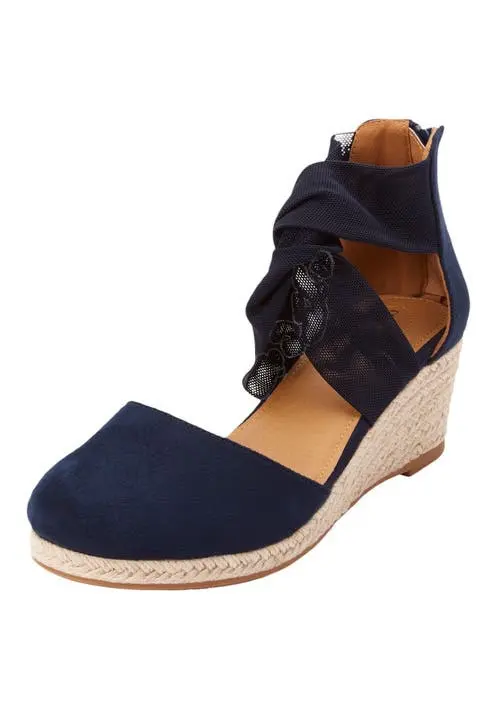 COMFORTVIEW Sabine Espadrille - Navy