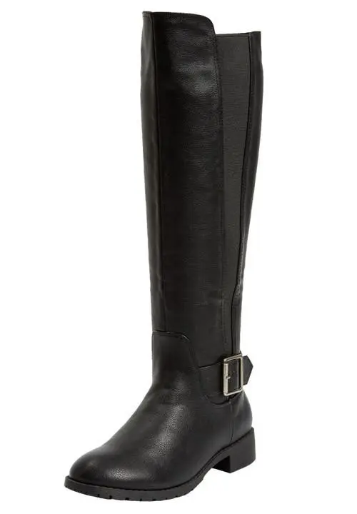 COMFORTVIEW The Milan Regular Calf Boot - Black