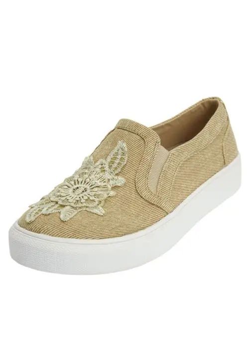 COMFORTVIEW Skyla Slip-on Sneakers - Khaki