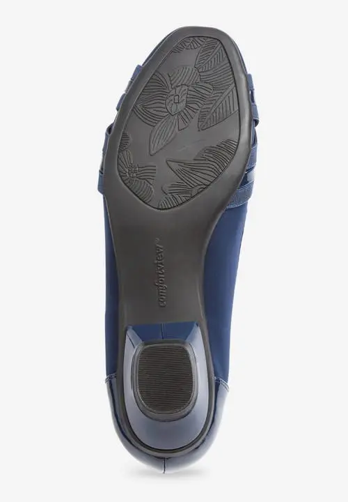 COMFORTVIEW The Quinlan Slip-on Pump - Navy