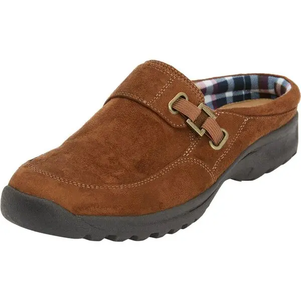 COMFORTVIEW The Joy Slip On Mule - Cognac