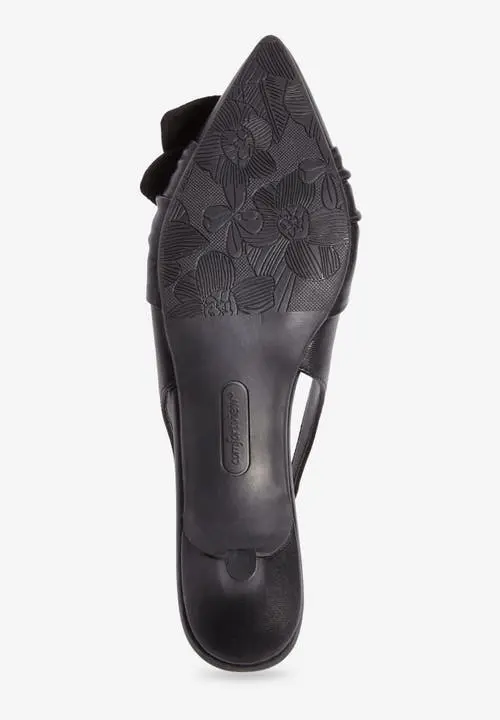 COMFORTVIEW The Tia Slingback Heel - Black
