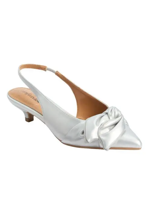 COMFORTVIEW The Tia Slingback - Silver