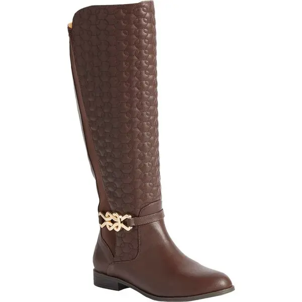 COMFORTVIEW The Viona Wide Calf Boot - Brown