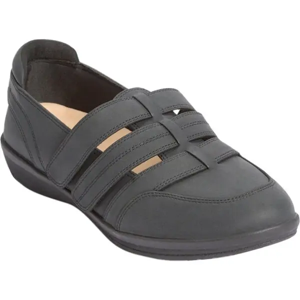 COMFORTVIEW The Ellis Orthotic Flat - Black
