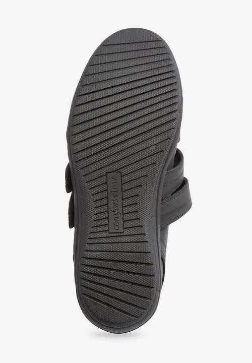 COMFORTVIEW The Ellis Orthotic Flat By - Black