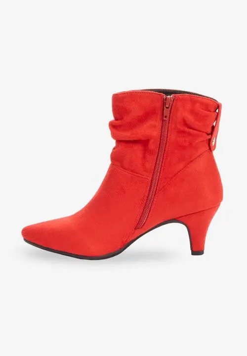 COMFORTVIEW The Kourt Bootie - Bright Ruby