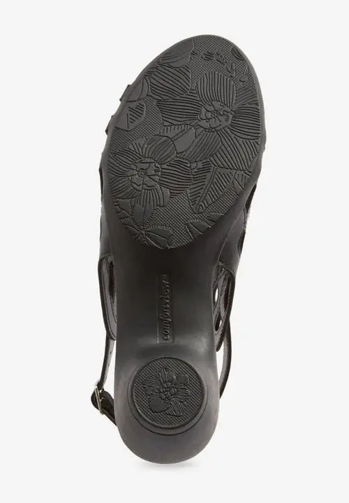 COMFORTVIEW The Brooks" Slingback Sandals - Black