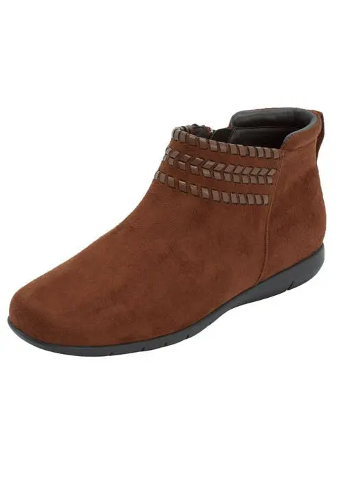 COMFORTVIEW Farren Bootie - Chestnut