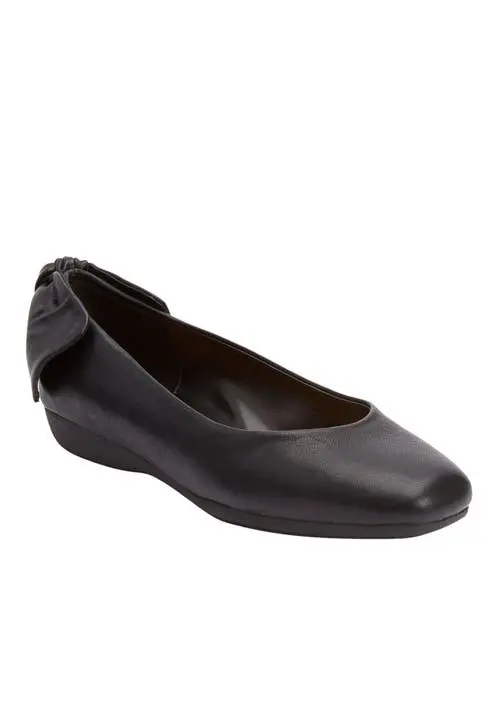 COMFORTVIEW The Delia Slip-on Flat - Black