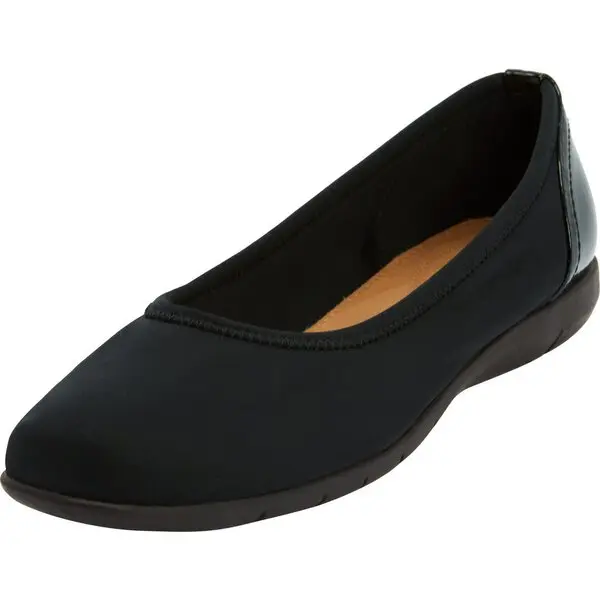 COMFORTVIEW The Lyra Slip-on Flat - Black
