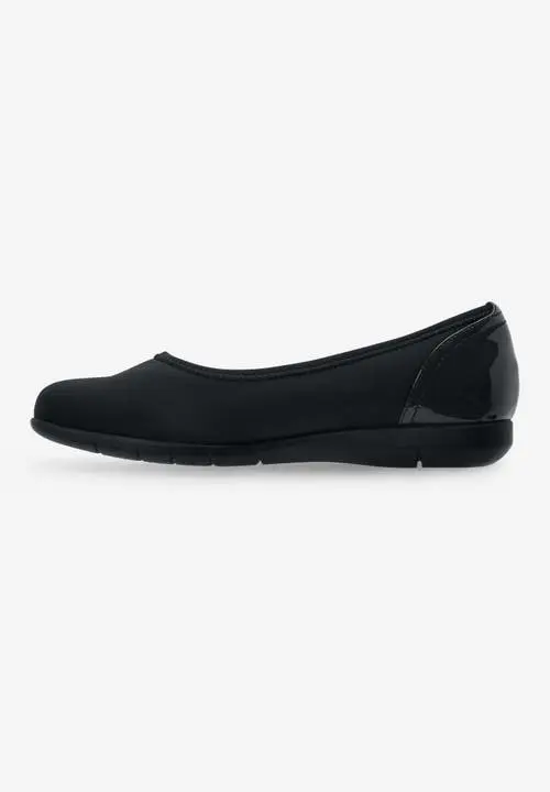 COMFORTVIEW The Lyra Slip-on Flat - Black