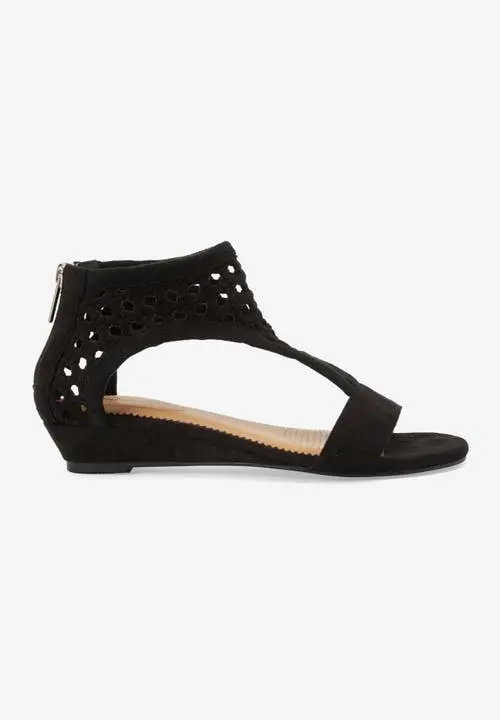 COMFORTVIEW The Harper Sandal - Black