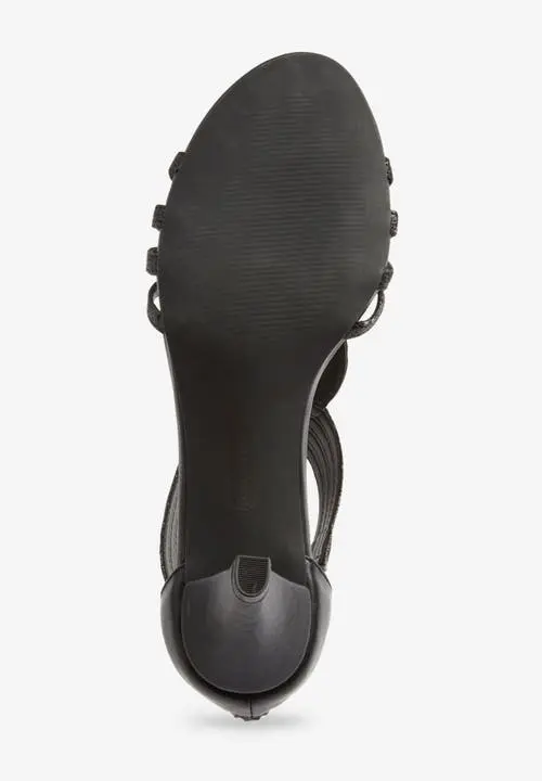 COMFORTVIEW The Genevieve Open-toe Pump - Black