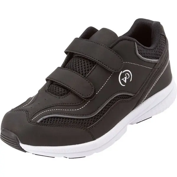 COMFORTVIEW Ina Sneaker With Adjustable Straps - Black
