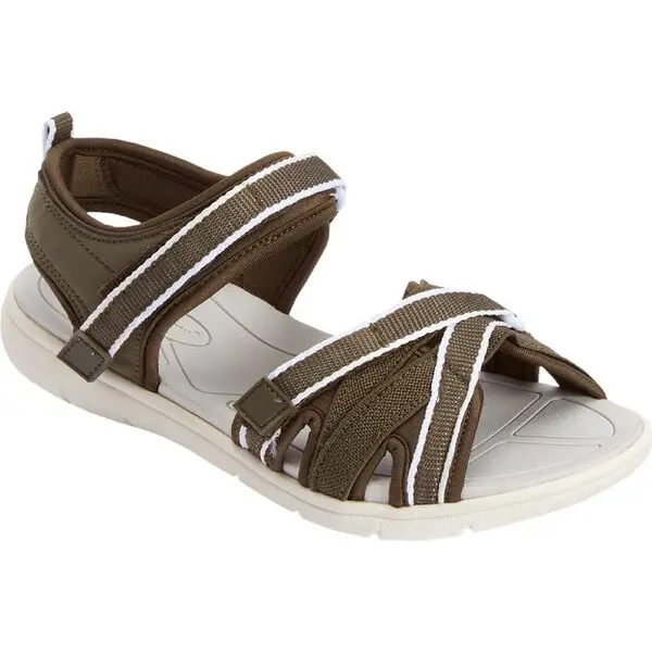 COMFORTVIEW Annora Water Friendly Sandals - Dark Olive