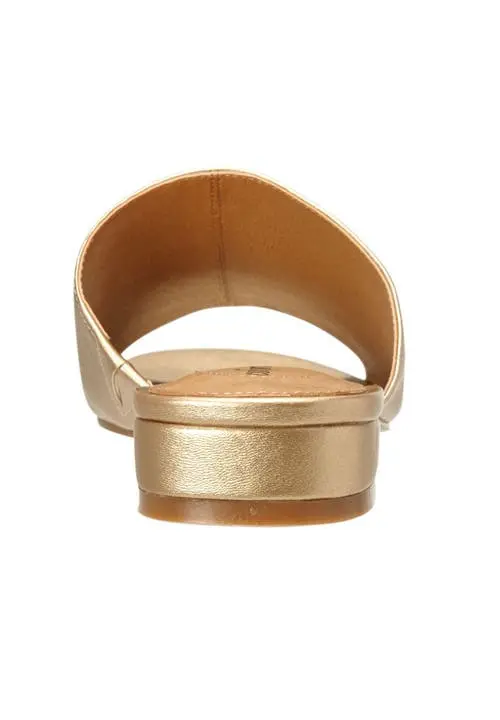 COMFORTVIEW The Sola Slip-on Mule - Gold