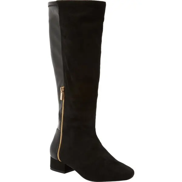 COMFORTVIEW Ivana Wide Calf Boots - Black