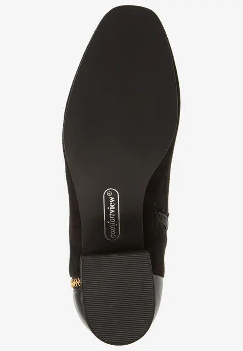 COMFORTVIEW Ivana Wide Calf Boots - Black