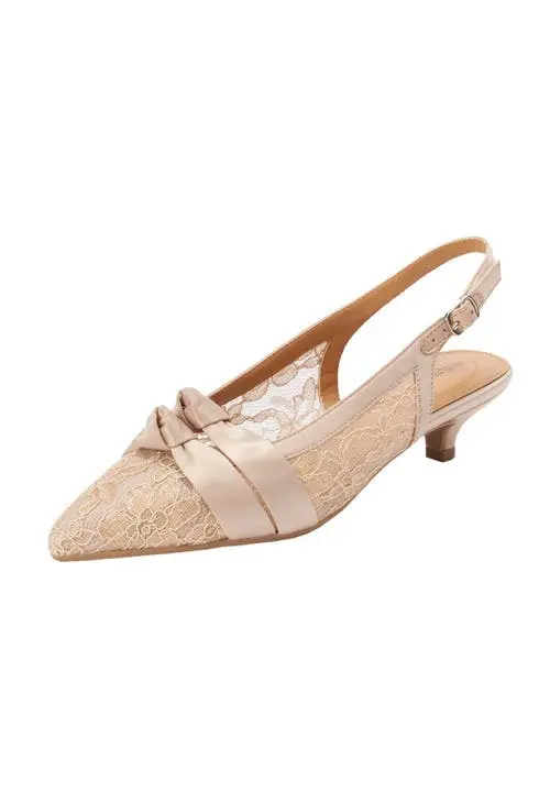 COMFORTVIEW The Poppy Slingback - Champagne