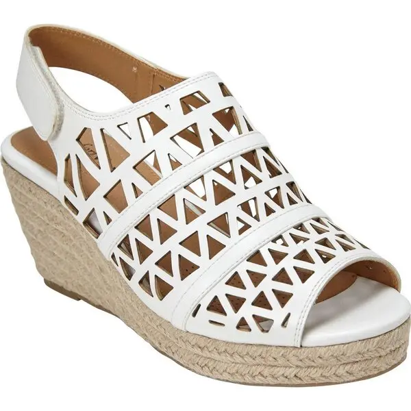 COMFORTVIEW The Karen Espadrille - White