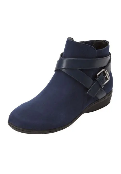 COMFORTVIEW The Bronte Bootie - Navy