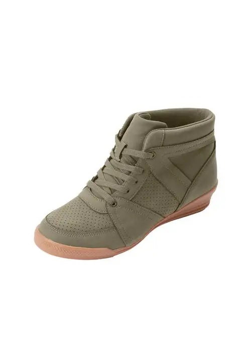 COMFORTVIEW Sport High-top Sneakers - Dark Olive